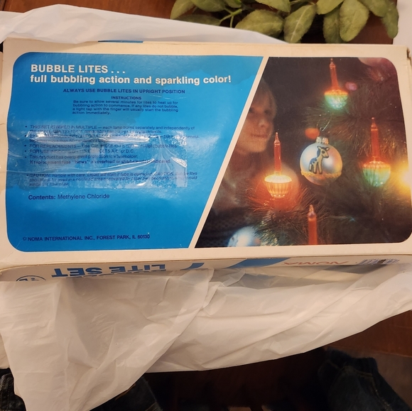 christmas | Holiday | Vintage Bubble Christmas Light Strings Set Of 2 ...